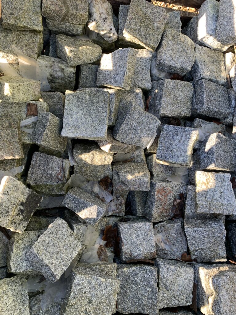 Silver Grey Granite Setts - Eden Landscapes