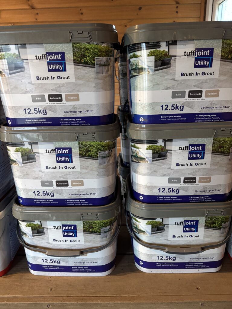 Tuff Joint - Brush in Grout - Eden Landscapes